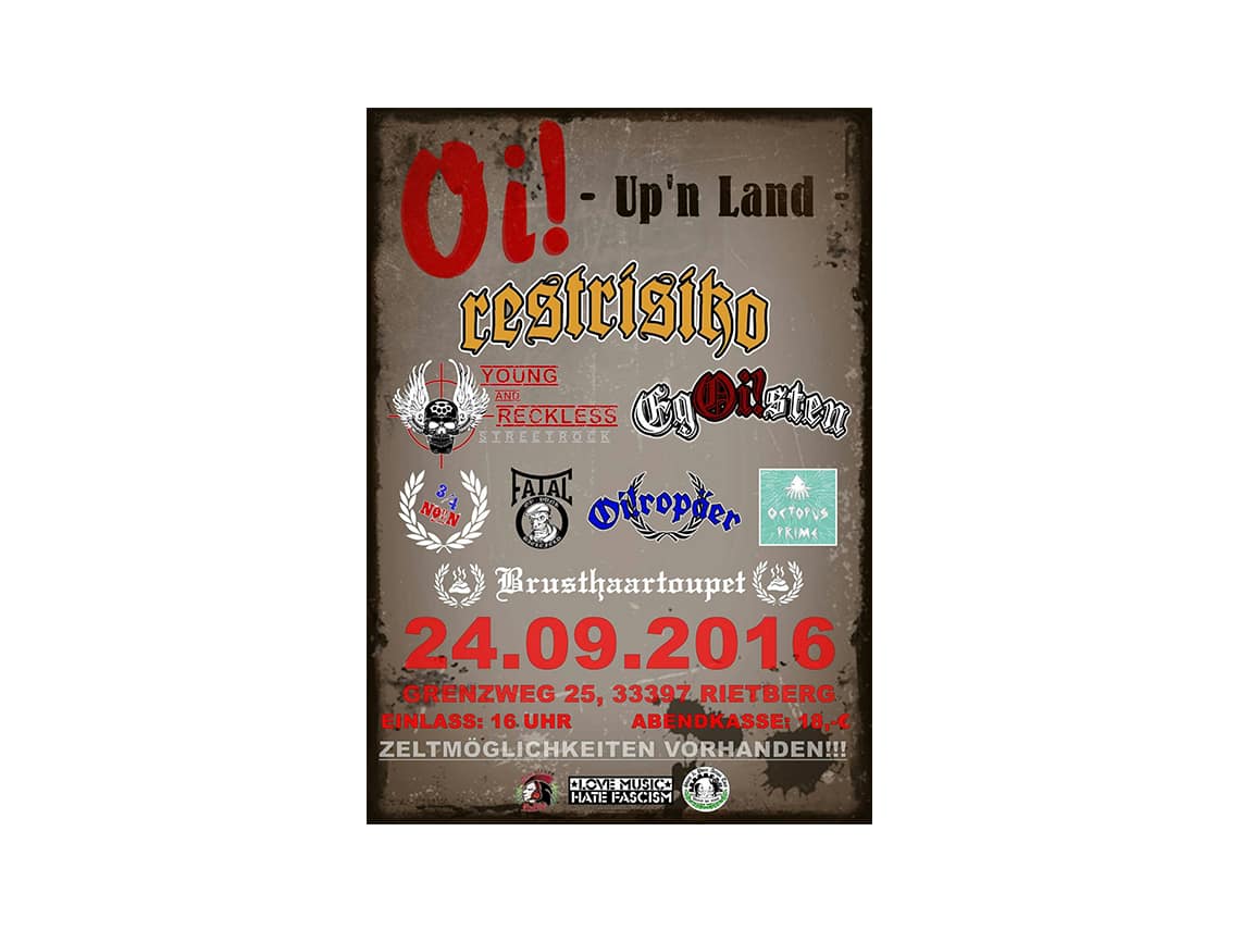 Oi! Up´n Land – Brusthaartoupet